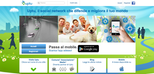 Uptu, la social app che migliora il mondo intorno a te