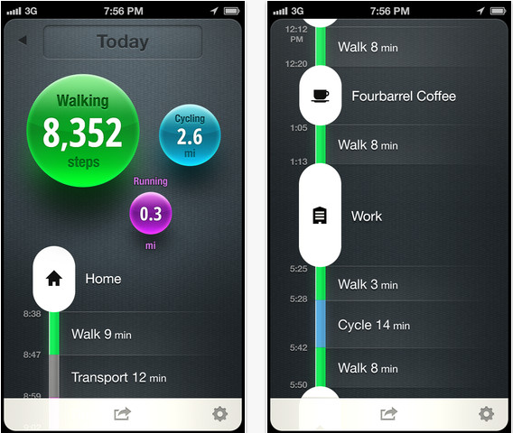 App of the Week: Moves, tieni traccia della tua attività fisica!