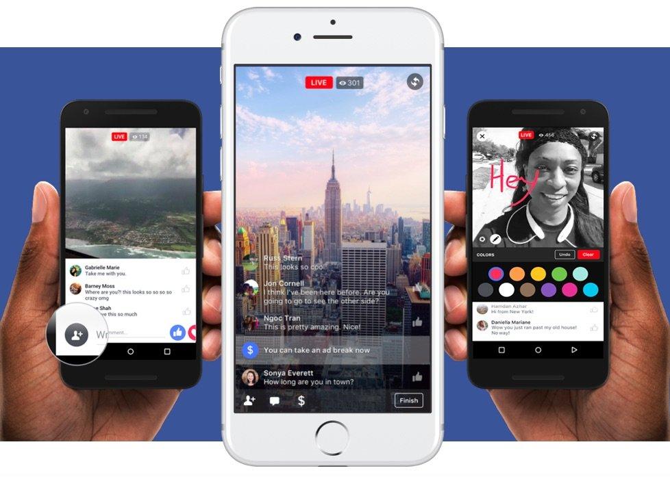 Facebook annuncia le novità per la monetizzazione dei Video Live