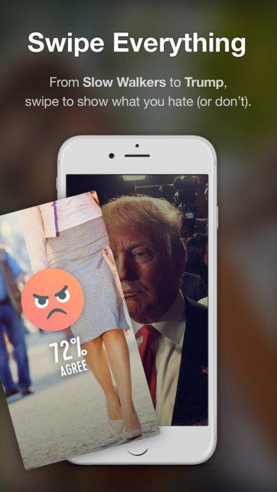 Hater, l'app che ti aiuta a trovare l'amore in base a ciò che odi